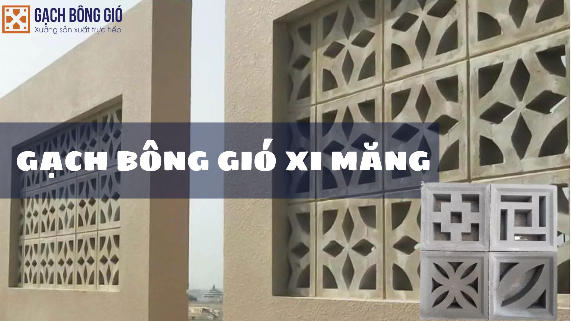 Kích thước gạch bông gió phổ biến nhất thường được sử dụng thi công ...